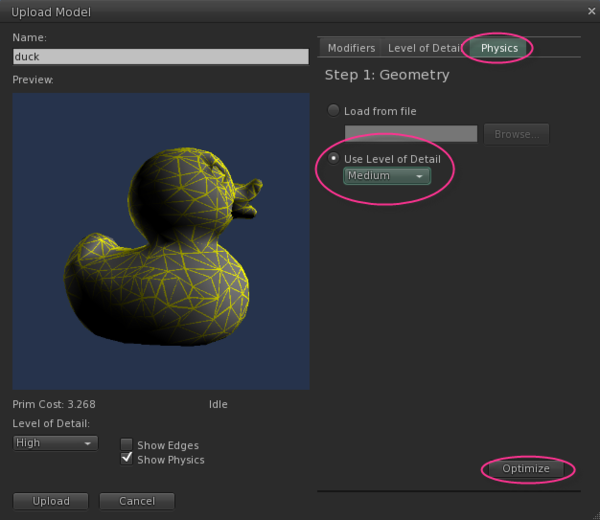 メッシュを実像に分解する - Second Life Wiki