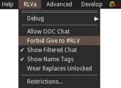 User:Toy Wylie/Firestorm/RLV Quick Setup - Second Life Wiki