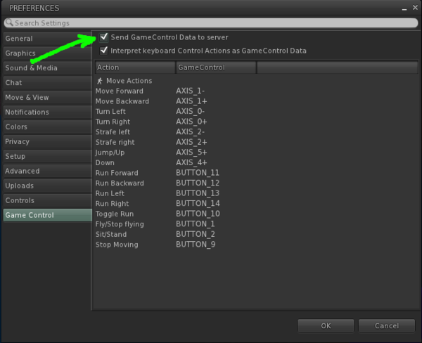 LSL Game Control Beta - Second Life Wiki