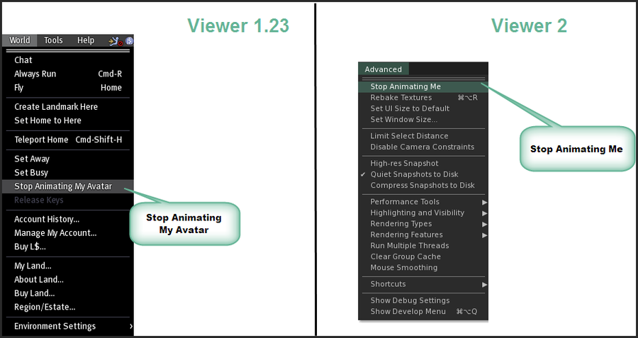 Viewer 2 Moves - Second Life Wiki