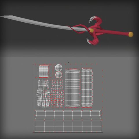 Case Study - Katana using normal and specular maps - Second Life Wiki