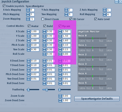 Flycam - Second Life Wiki