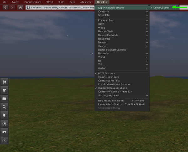 LSL Game Control Beta - Second Life Wiki