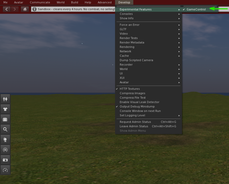 LSL Game Control Beta - Second Life Wiki